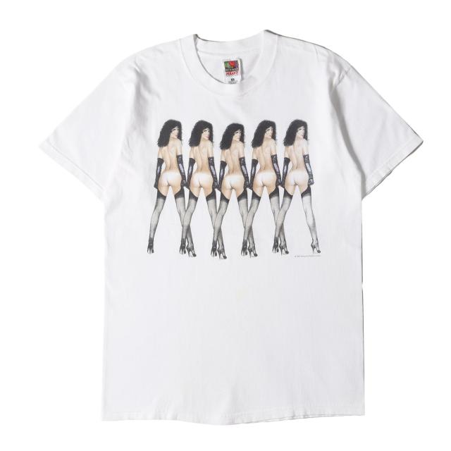 90s - 00s ヴィンテージ古着 / 90s FASHION VICTIM 空山基 レディー Tシャツ (FRUIT OF THE LOOMボディ) / ホワイト 白 / サイズ:M / 90年代 ヴィンテージ 古着 / トップス カットソー 半袖【メンズ】【中古】【K4474】