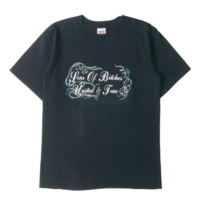 Vintage Music Item / 90s SOBUT SONS OF BITCHES UNITED & TRUE Tシャツ (anvilボディ) / ブラック 黒 / サイズ:M / 90年代 ヴィンテージ 古着 / トップス カットソー 半袖【メンズ】【中古】【K4474】