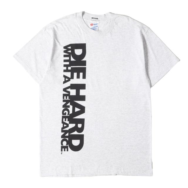 90s - 00s ヴィンテージ古着 / 90s 映画 ダイ・ハード3 / Die Hard With a Vengeance ムービー Tシャツ (Hanesボディ / デッドストック) / アッシュグレー / サイズ:L / 90年代 ヴィンテージ 古着 / トップス カットソー 半袖【メンズ】【K4474】