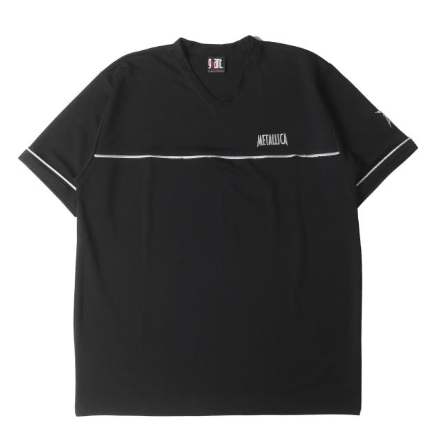 Vintage Music Item / 90s LLICA フットボール ジャージ / Tシャツ (giantボディ / USA製) / ブラック 黒 / サイズ:XL / 90年代 ヴィンテージ 古着 / トップス カットソー 半袖【メンズ】【中古】【K4474】