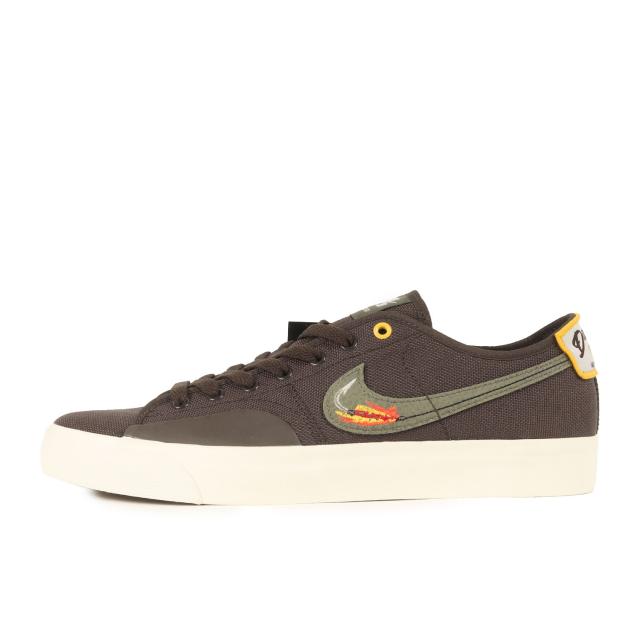 NIKE ナイキ サイズ:27.5cm / 21SS DAAN VAN DER LINDEN SB BLAZER COURT DVDL (CZ5605-300) / ダーン ヴァン ダー リンデン ブレザー コート / バロックブラウン ミディアムオリーブ / US9.5 / ローカット スニーカー シューズ 靴【メンズ】【K4476】