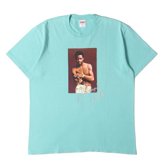 Supreme シュプリーム Tシャツ サイズ:M / 22SS アル・グリーン フォト クルーネック Tシャツ (Al Green Tee) / ティール / トップス カットソー 半袖【メンズ】【中古】【K4478】