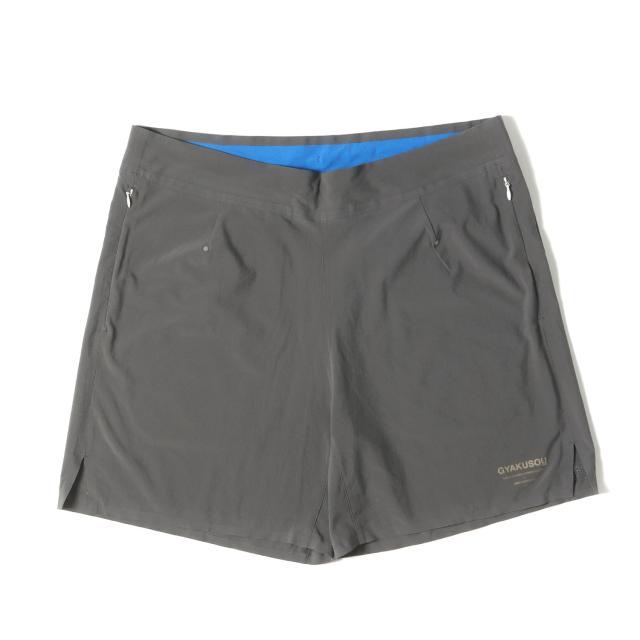 UNDERCOVER アンダーカバー パンツ サイズ:M / NIKE GYAKUSOU ストレッチ ランニングショーツ / グレー / ボトムス ショートパンツ ズボン【メンズ】【中古】【K4480】