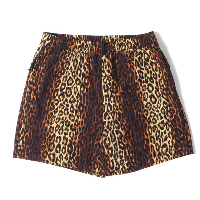 BEDWIN ベドウィン パンツ サイズ:3 / 21SS レオパード柄 トレーニングショーツ (TRAINING SHORTS CREED) / ボトムス ショートパンツ ズボン【メンズ】【中古】【美品】【K4480】