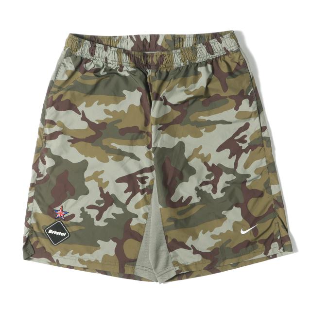 F.C.Real Bristol エフシーレアルブリストル パンツ サイズ:S / NIKE カモフラージュ ゲームショーツ / グリーンカモ 迷彩 / ボトムス ショートパンツ ズボン【メンズ】【中古】【K4480】
