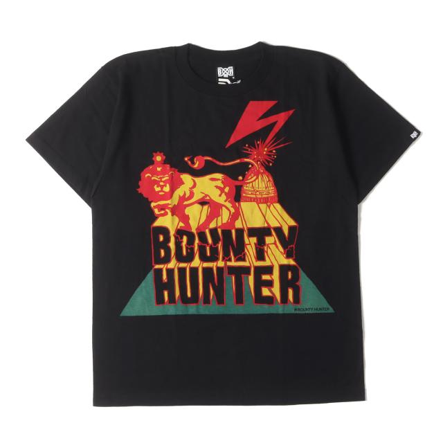 BOUNTY HUNTER バウンティーハンター Tシャツ サイズ:M / バッド・ブレインズ パロディーロゴ クルーネック Tシャツ / ブラック 黒 / トップス カットソー 半袖【メンズ】【K4481】