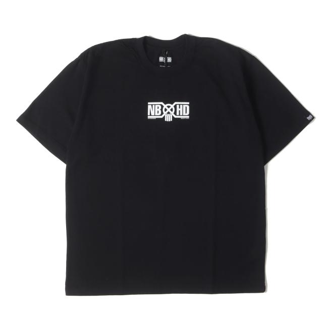 NEIGHBORHOOD ネイバーフッド Tシャツ サイズ:S / 25SS BOUNTY HUNTER コラボロゴ クルーネック Tシャツ (TEE SS-3) / ブラック 黒 / トップス カットソー 半袖【メンズ】【K4481】