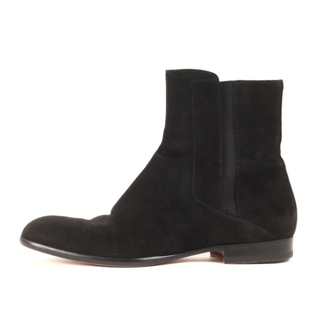 Maison Margiela メゾン マルジェラ サイズ:43(28.0cm相当) / スウェード レザー サイドゴア チェルシー ブーツ / MM22 / ブラック 黒 / イタリア製 / シューズ 靴【メンズ】【中古】【美品】【K4484】