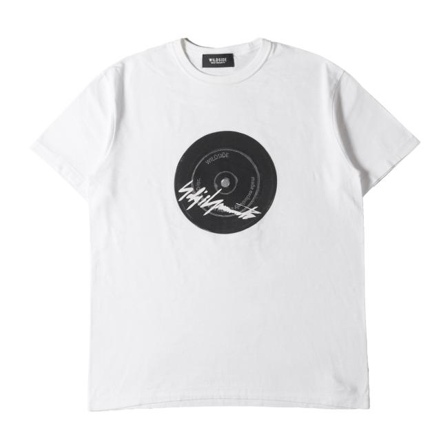 Yohji Yamamoto ヨウジヤマモト Tシャツ サイズ:3 / 23SS グラフィック ロゴ Tシャツ (3 Records T-shirt WZ-T36-003) / WILDSIDE / ホワイト 白 / トップス カットソー 半袖【メンズ】【中古】【K4484】