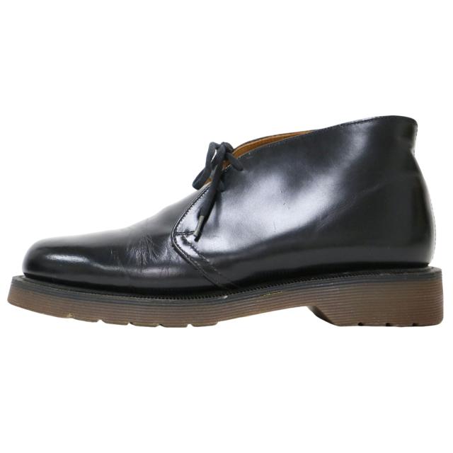 Dr.Martens ドクターマーチン × Loake 別注 ブーツ ブラック 黒 サイズ:UK4 1/2 23.5cm / レザー レースアップ ブーツ / ローカット / コラボ / 靴 シューズ / イギリス製【レディース】【中古】【K4489】