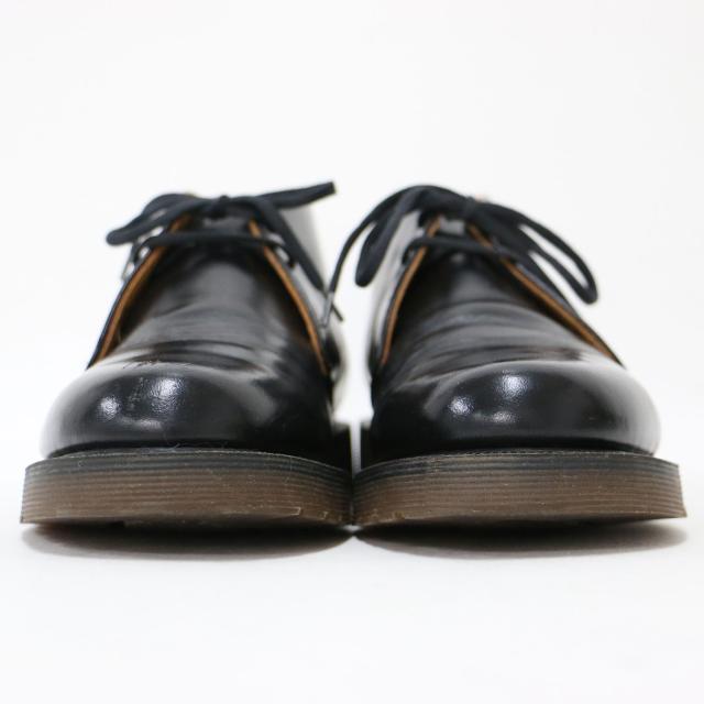 Dr.Martens ドクターマーチン × Loake 別注 ブーツ ブラック 黒 サイズ:UK4 1/2 23.5cm / レザー レースアップ ブーツ / ローカット / コラボ / 靴 シューズ / イギリス製【レディース】【中古】【K4489】