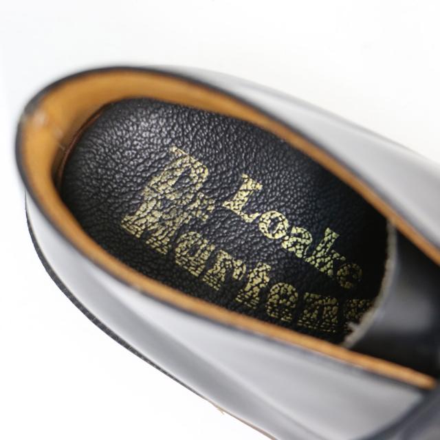 Dr.Martens ドクターマーチン × Loake 別注 ブーツ ブラック 黒 サイズ:UK4 1/2 23.5cm / レザー レースアップ ブーツ / ローカット / コラボ / 靴 シューズ / イギリス製【レディース】【中古】【K4489】