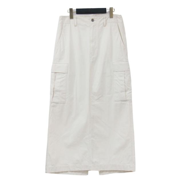 ARMY TWILL アーミーツイル AP STUDIO 別注 スカート アイボリー サイズ:38(M) / 24春夏 カーゴ スカート / ロング Iライン コットン / ボトムス / コラボ【レディース】【中古】【K4492】