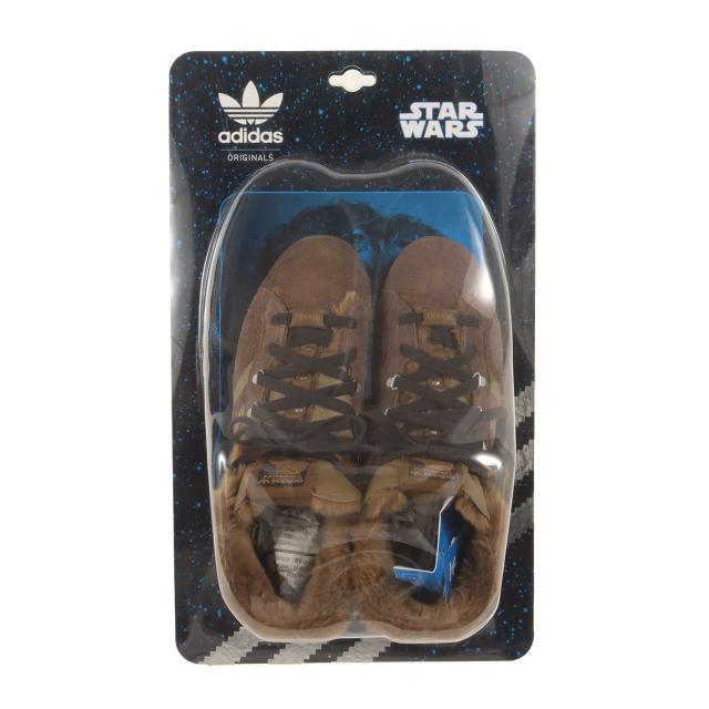 adidas アディダス サイズ:27.5cm / STAR WARS JOGGGING HI CHEWBACCA (G17450) / スターウォーズ コラボ ジョギング ハイ チューバッカ / ブラウン / US9.5 / ローカット スニーカー シューズ 靴【メンズ】【中古】【美品】【K4493】