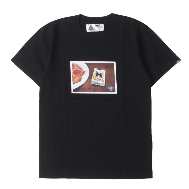 CHALLENGER チャレンジャー Tシャツ サイズ:S / 23SS グラフィック プリント クルーネック Tシャツ (BACKTAIL TEE) / ブラック 黒 / トップス カットソー 半袖【メンズ】【K4498】