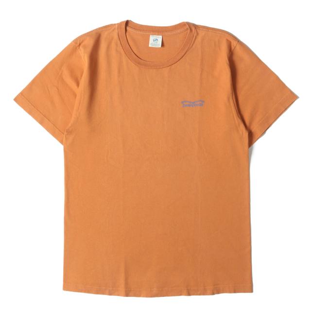 Patagonia パタゴニア Tシャツ サイズ:S / 90〜00s Beneficial Ts プリント クルーネック Tシャツ (USA製) / オレンジ / トップス カットソー 半袖【メンズ】【中古】【K4499】