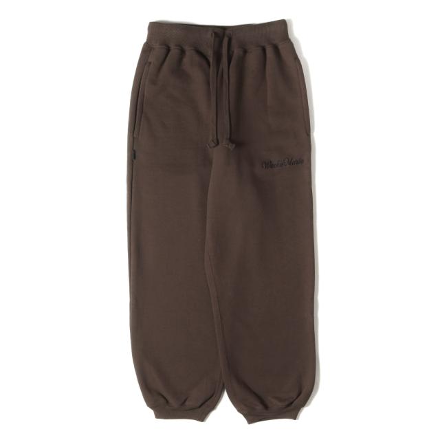 WACKO MARIA ワコマリア パンツ サイズ:S 23AW ロゴ刺繍 ヘビーウェイト スウェットパンツ (HEAVY WEIGHT SWEAT PANTS) ブラウン ボトムス ズボン【メンズ】【K4230】