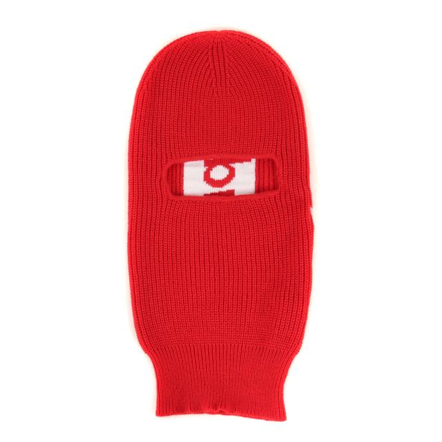 Supreme シュプリーム 20AW NEW ERA ブランドロゴ バラクラバ Balaclava レッド ファッション アイテム 帽子【メンズ】【中古】【美品】【K4249】