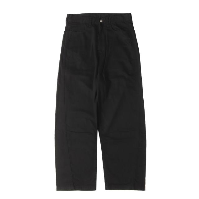 ORCIVAL オーシバル パンツ サイズ:4 / 24AW コットン 5ポケット ワイド バギー デニム パンツ (OR-E0231) / ジッパーフライ / MADE IN JAPAN / ブラック 黒 / ボトムス ズボン【メンズ】【中古】【K4501】