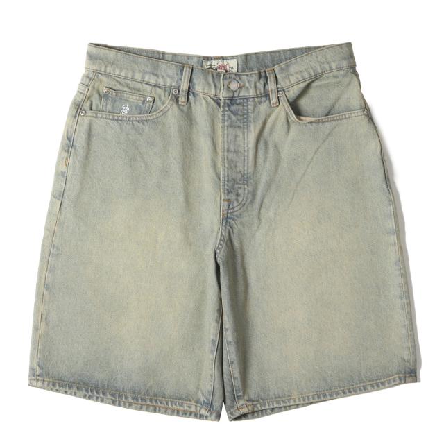 STUSSY ステューシー パンツ サイズ:32 / 24SS ヴィンテージ加工 バギー デニムショーツ (BIG OL SHORTS DENIM) / インディゴ(BEACH WASH) / ボトムス ショートパンツ【メンズ】【K4501】