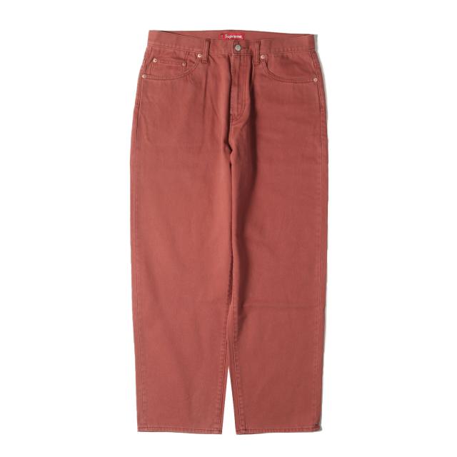 Supreme シュプリーム パンツ サイズ:32 23SS クラシックロゴ刺繍 バギー デニムパンツ Baggy Jean ラスト ボトムス ズボン ジーンズ ジーパン【メンズ】【中古】【美品】【K4233】