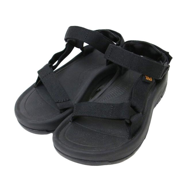 Teva テバ サンダル ブラック 黒 サイズ:US6(23.0cm) / ハリケーン XLT2 アンプソール 1131270 / HURRICANE AMPSOLE / サンダル ボリュームソール ベルクロ ベルト / シューズ 靴【レディース】【中古】【K4503】