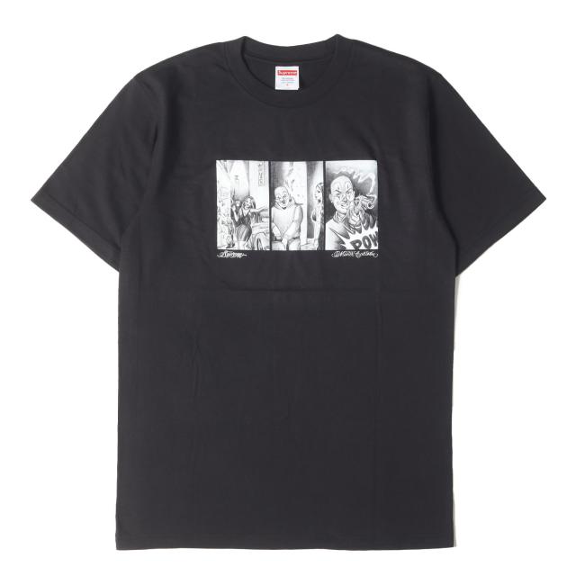 Supreme シュプリーム Tシャツ サイズ:S / 24AW Mister Cartoon イラスト グラフィック クルーネック Tシャツ (Pow Tee) / ブラック 黒 / トップス カットソー 半袖【メンズ】【K4512】