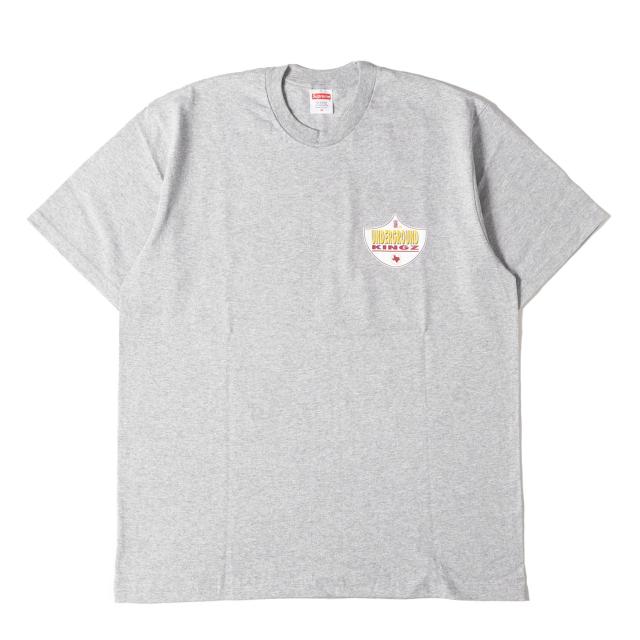Supreme シュプリーム Tシャツ サイズ:M / 24SS UGK ロゴマーク クルーネック Tシャツ (Super Tight Tee) / ヘザーグレー / トップス カットソー 半袖【メンズ】【K4513】