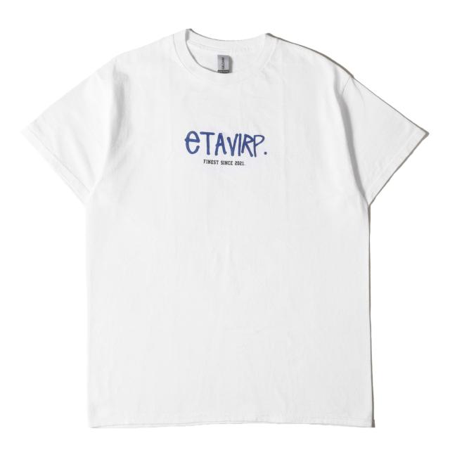 Etavirp. エタヴァープ Tシャツ サイズ:M / ブランドロゴ クルーネック Tシャツ / ホワイト 白 / トップス カットソー 半袖【メンズ】【中古】【美品】【K4513】