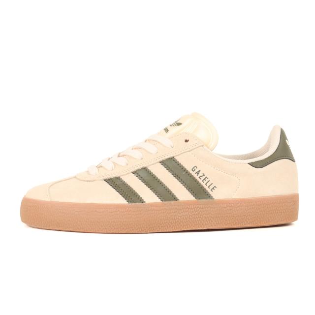 adidas アディダス サイズ:26.5cm / 24AW GAZELLE ADV (IG4113) ガゼル / エクルティント フォーカスオリーブ / US8.5 / ローカット スニーカー シューズ 靴【メンズ】【K4514】