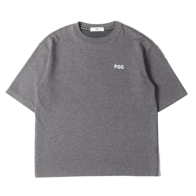 PGG ピージージー Tシャツ サイズ:5 / ワンポイント ロゴ ハーフ スリーブ メランジ Tシャツ (268-2906303) / 非売品 / MADE IN JAPAN / ヘザーダークグレー / トップス カットソー 半袖【メンズ】【中古】【K4520】