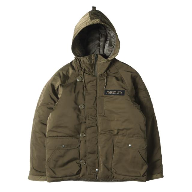 AVIREX アヴィレックス ジャケット サイズ:L N-3Bタイプ フライトジャケット (N-3B TYPE FLIGHT JACKET) カーキ アウター ブルゾン 上着【メンズ】【中古】【K4267】