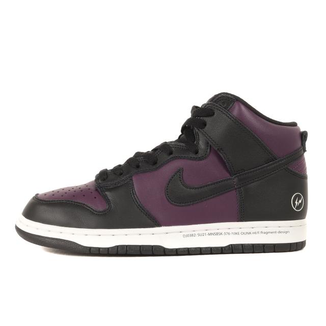 NIKE ナイキ サイズ:26.0cm / fragment design DUNK HI / F 北京 / BEIJING (DJ0382-600) / フラグメントデザイン ダンク ハイ / ワイン ブラック / US8 / ハイカット スニーカー シューズ 靴 / コラボ【メンズ】【中古】【美品】【K4522】