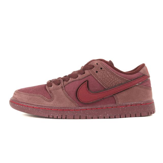 NIKE ナイキ サイズ:26.5cm / SB DUNK LOW PRM CITY OF LOVE (FN0619-600) ダンク ロー / バーガンディークラッシュ ダークチームレッド / US8.5 / ローカット スニーカー シューズ 靴【メンズ】【K4522】