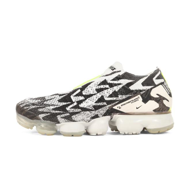 NIKE ナイキ サイズ:26.0cm / ACRONYM AIR VAPORMAX FK MOC 2 (AQ0996-001) / アクロニウム エアヴェイパーマックス フライニット モック / ライトボーン ボルト / US8 / スニーカー シューズ 靴 / コラボ【メンズ】【中古】【K4522】