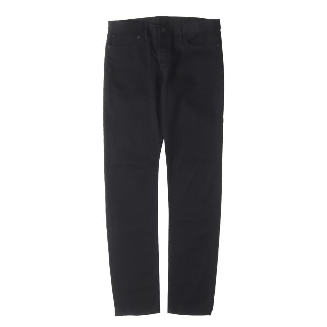 MINEDENIM マインデニム パンツ サイズ:12 / スーパースリム ストレッチ デニム スキニー パンツ (S.Slim STR OWS FPK107N-99) / ボタンフライ / ブラック 黒 / 日本製 / ボトムス ジーンズ ジーパン【メンズ】【K4522】