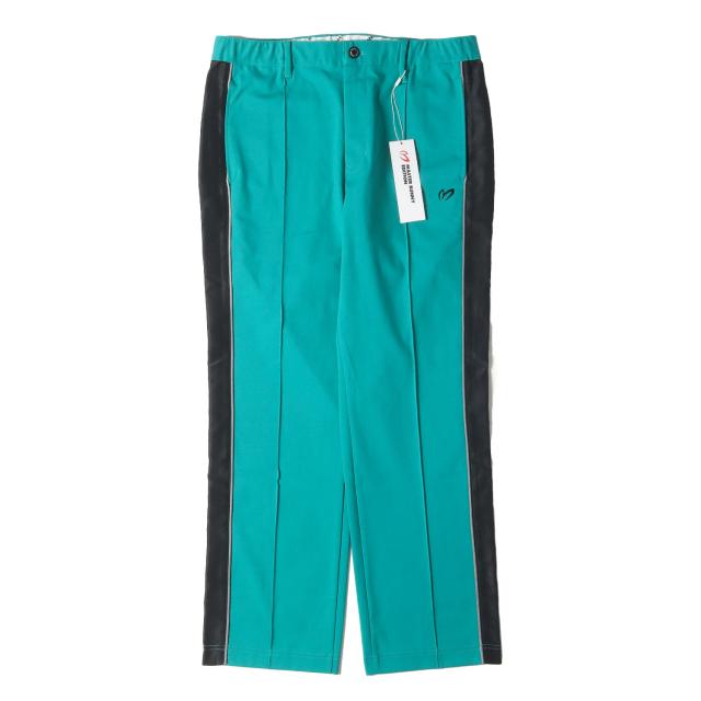 MASTER BUNNY EDITION マスターバニーエディション パンツ サイズ:5 / 25SS サイドライン ストレッチ ジャージー スラックス パンツ (758-5131605) / グリーン / ボトムス ズボン【メンズ】【K4522】
