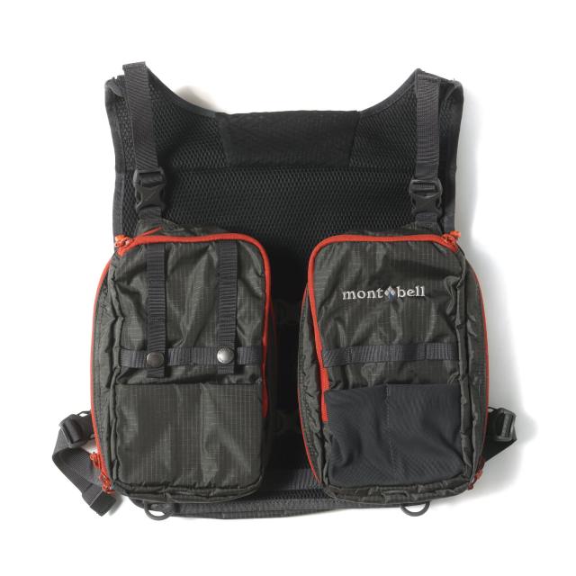 Mont-Bell モンベル ベスト サイズ:ONE SIZE / チェスト タックルパック / フィッシング ベスト / ダークグレー / トップス【メンズ】【中古】【美品】【K4523】