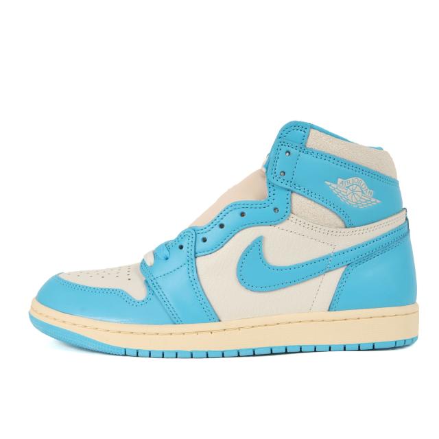 NIKE ナイキ サイズ:26.5cm / AIR JORDAN 1 RETRO HIGH OG UNC REIMAGINED (DZ5485-402) / エア ジョーダン 1 ハイ / ダークパウダーブルー セイル / US8.5 / ハイカット スニーカー シューズ 靴【メンズ】【K4523】