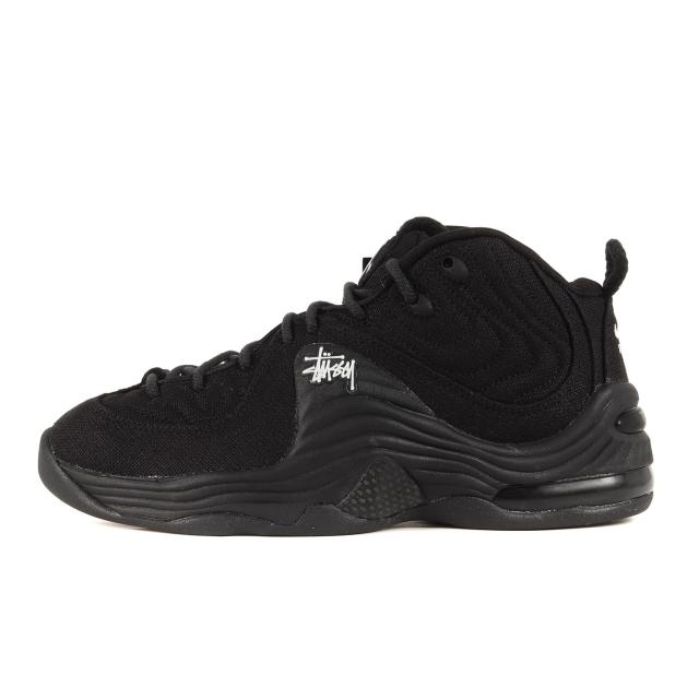 STUSSY ステューシー サイズ:26.5cm 22AW NIKE AIR PENNY 2 SP BLACK HEMP (DQ5674-001) ナイキ エア ペニー ブラック 黒 US8.5 スニーカー シューズ 靴【メンズ】【K4259】