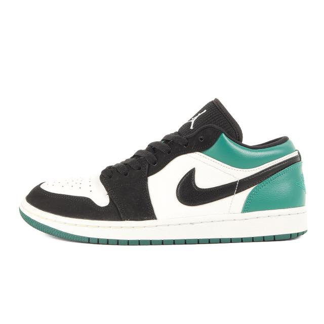 NIKE ナイキ サイズ:US8(26.0cm) | AIR JORDAN 1 LOW (553558-113) | エアジョーダン1 ロー | ホワイト ブラック ミスティックグリーン | ローカット スニーカー シューズ 靴【メンズ】【中古】【K4526】