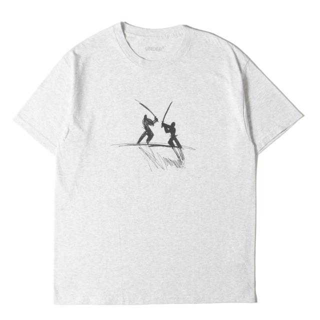 UNDER R アンダーアール Tシャツ ヘザーグレー サイズ:M | 24AW グラフィック クルーネック Tシャツ (4020900108) | トップス カットソー 半袖【メンズ】【K4526】