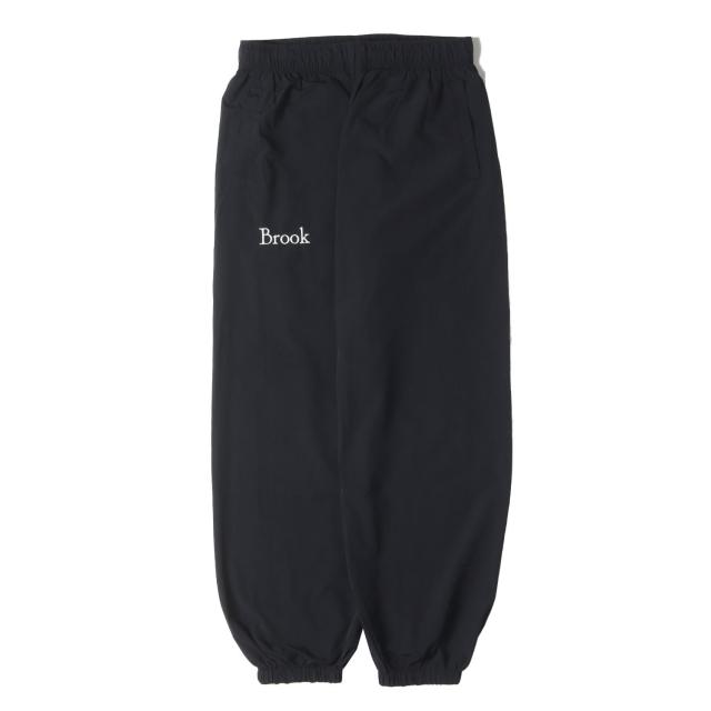 Brook ブルック パンツ ブラック 黒 サイズ:M | ロゴ 刺繍 コットンライク ナイロン イージー トレーニング パンツ | ボトムス ズボン【メンズ】【中古】【K4529】