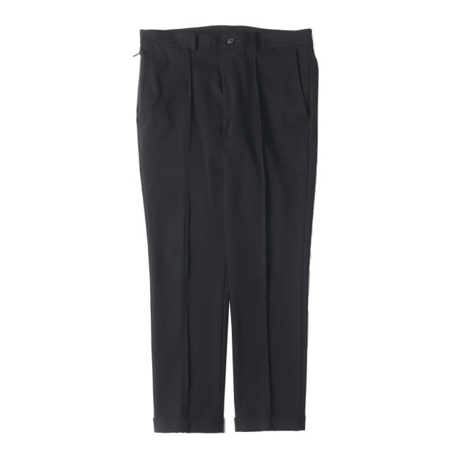 MOVB モーヴ パンツ ダークネイビー 紺 サイズ:44 | 23SS Duplex Cotton Jersey スリム テーパード トラベル スラックス パンツ (PT-020PR) | 日本製 | ボトムス ズボン【メンズ】【中古】【K4529】