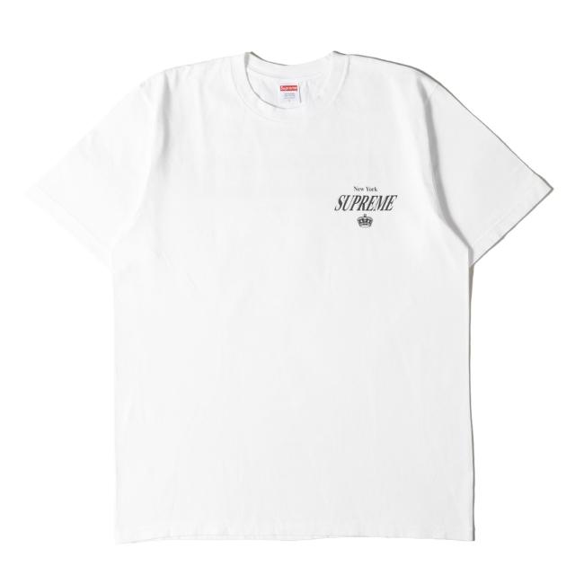 Supreme シュプリーム Tシャツ ホワイト 白 サイズ:L | 24AW キングスロゴ クルーネック Tシャツ (4 Life Tee) | トップス カットソー 半袖【メンズ】【中古】【K4530】