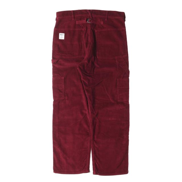 NEEDLES ニードルズ パンツ ボルドー サイズ:M | 24AW SMITHS パピヨン 刺繍 コーデュロイ ペインター パンツ (Painter Pant - 8W Corduroy LQ326) | 日本製 | ボトムス ズボン【メンズ】【中古】【K4530】