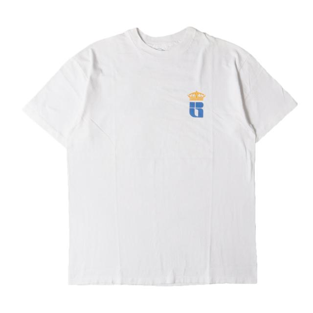 U.S.VINTAGE Tシャツ ホワイト 白 サイズ:XL | 80s Corona Extra クルーネック Tシャツ | USA製 Hanes コロナビール | 80年代 ヴィンテージ 古着 | トップス カットソー 半袖【メンズ】【中古】【K4531】