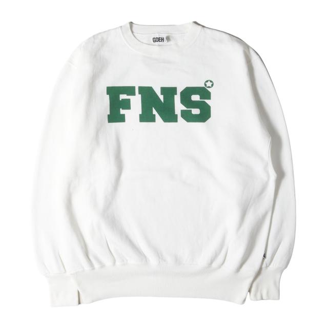 GOOD ENOUGH グッドイナフ スウェット ホワイト 白 サイズ:L | 90s FINESSE ベンチレーション スウェットシャツ (1999年モデル) | 90年代 アーカイブ | トップス トレーナー【メンズ】【中古】【K4535】