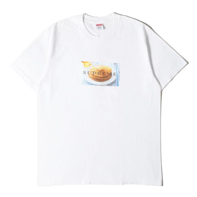 Supreme シュプリーム Tシャツ ホワイト 白 サイズ:M | 25SS パンケーキ クルーネック Tシャツ (Pancakes Tee) | トップス カットソー 半袖【メンズ】【中古】【K4540】