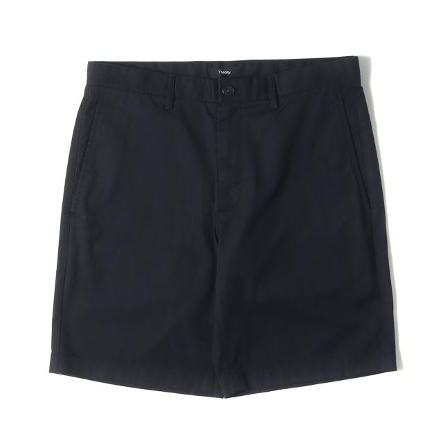 Theory セオリー パンツ ブラック 黒 サイズ:30 | 25SS ストレッチ コットン ショートパンツ (Patton Zaine Short Pant 02-5106012) | ボトムス ショーツ【メンズ】【K4540】